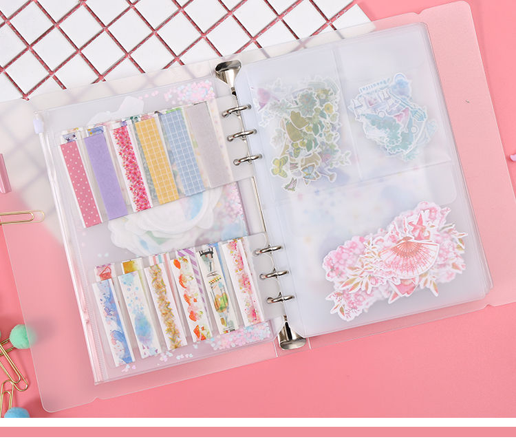 Hegma A6 / A5 Ring Binder Sticker / Masking Tape Album | YesStyle