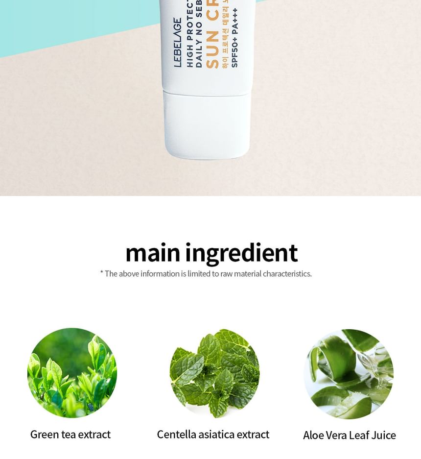 Buy LEBELAGE - High Protection Sun Cream - 3 Types in Bulk ...