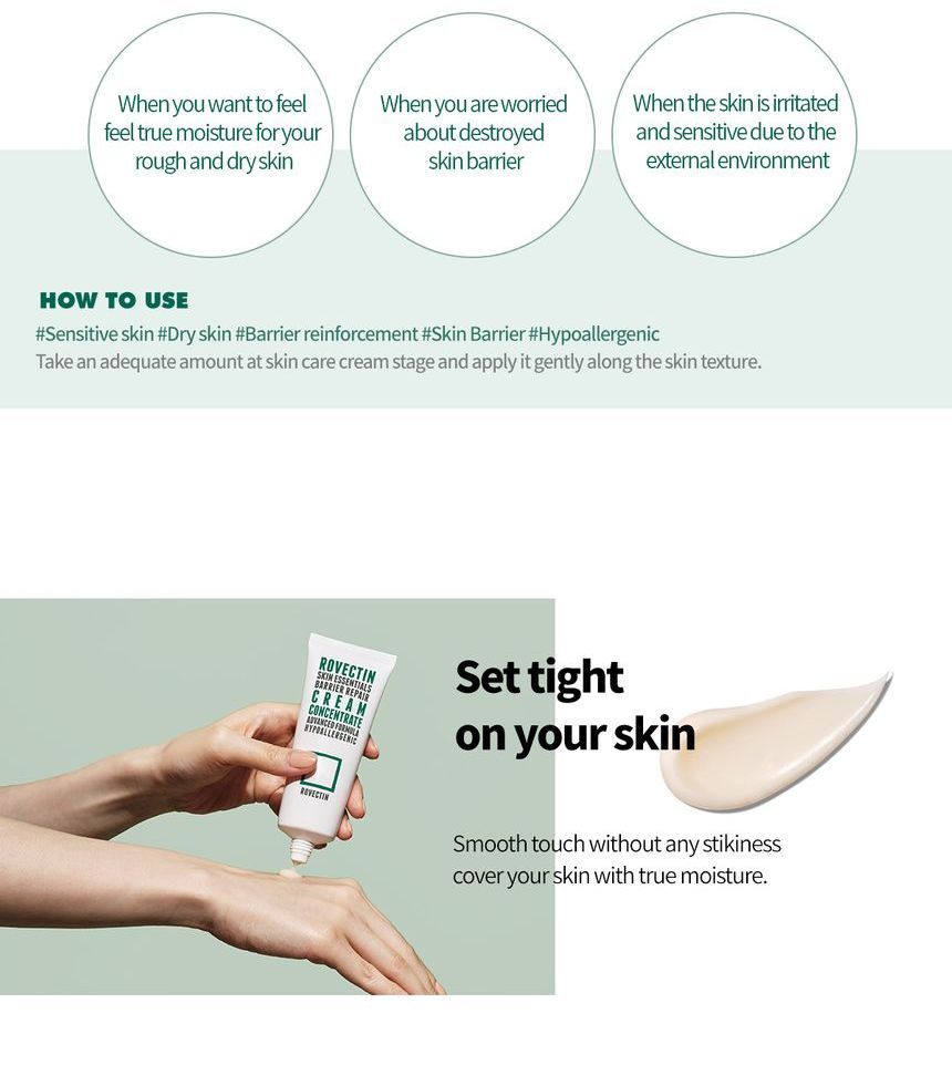 ROVECTIN Skin Essentials Barrier Repair Cream Concentrate | YesStyle