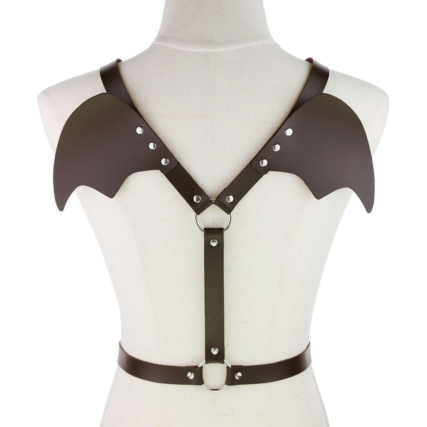 Sohma Faux Leather Bat Body Harness Belt | YesStyle