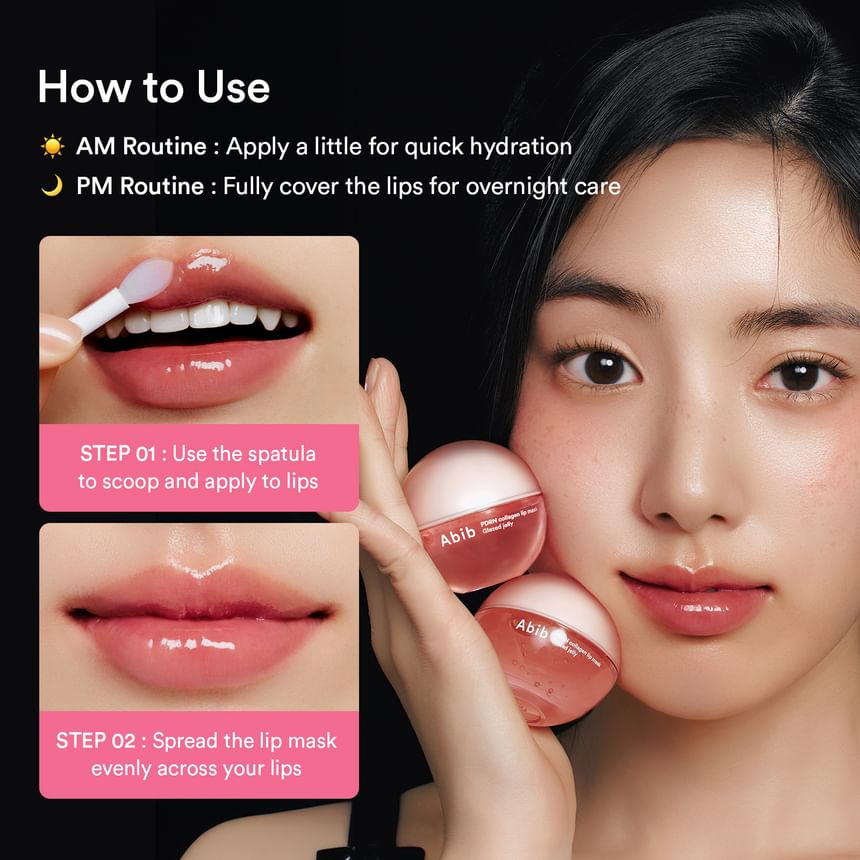 Buy Abib - PDRN Collagen Lip Mask Glazed Jelly in Bulk | AsianBeautyWholesale.com