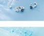 A’ROCH - 925 Sterling Silver Rhinestone Flower Hoop Earring | YesStyle