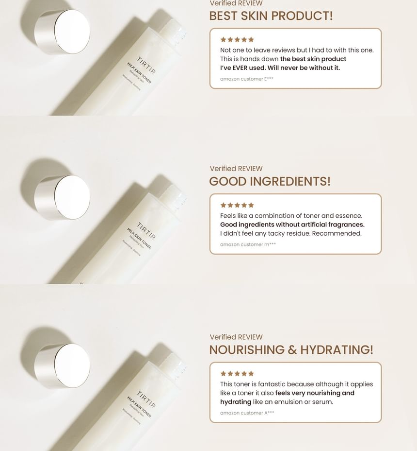 Buy TIRTIR - Milk Skin Toner in Bulk | AsianBeautyWholesale.com