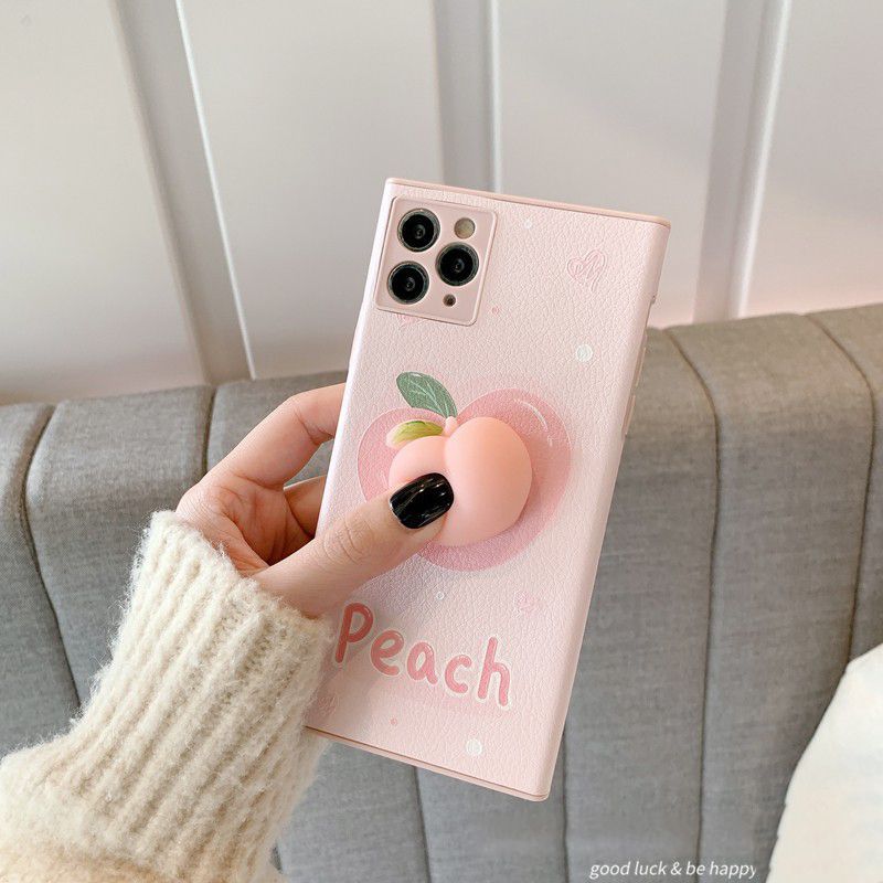 Hephone Squishy Peach Phone Case - iPhone 12 Pro Max / 12 Pro / 12 / 12 ...