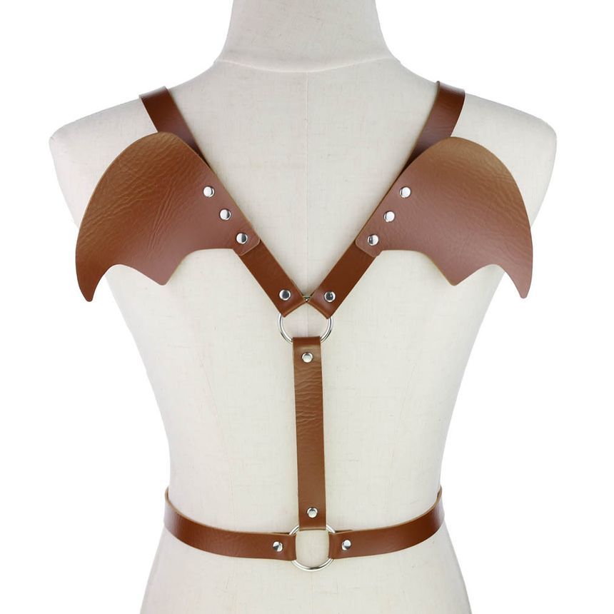 Sohma Faux Leather Bat Body Harness Belt | YesStyle