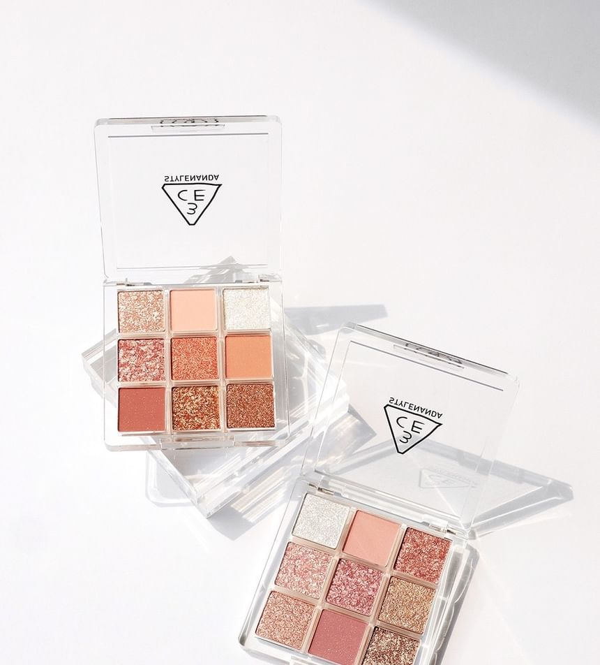 Buy 3CE - Multi Eye Color Palette Clear Layer Edition - 2 Types in Bulk ...