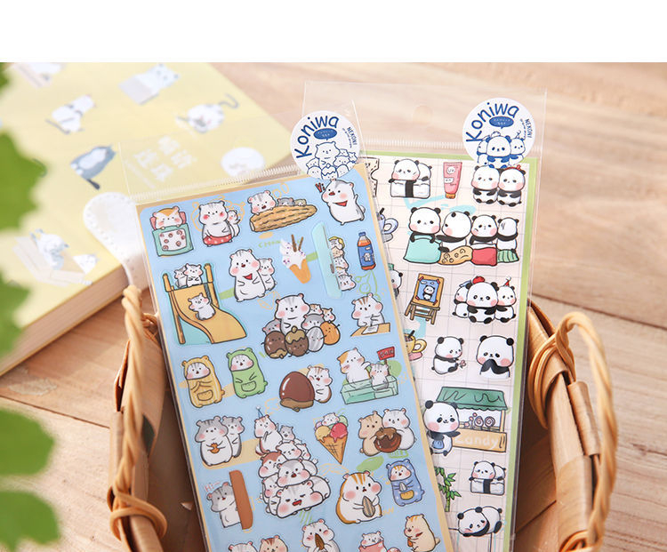 Cute Essentials Cartoon Sticker (Various Designs) | YesStyle