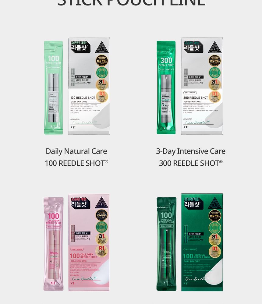 Buy VT - Reedle Shot 100 Stick Pouch in Bulk | AsianBeautyWholesale.com