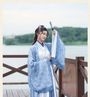 Nuwa - Hanfu Set: Light Jacket + Long-Sleeve Top + Maxi Skirt + Scarf ...