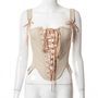 Trisica - Strap Lace-Up Corset Top | YesStyle