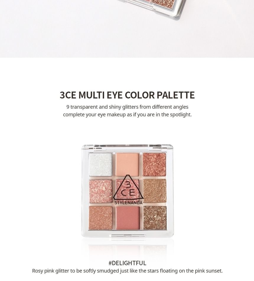 Buy 3CE - Multi Eye Color Palette Clear Layer Edition - 2 Types (x160 ...