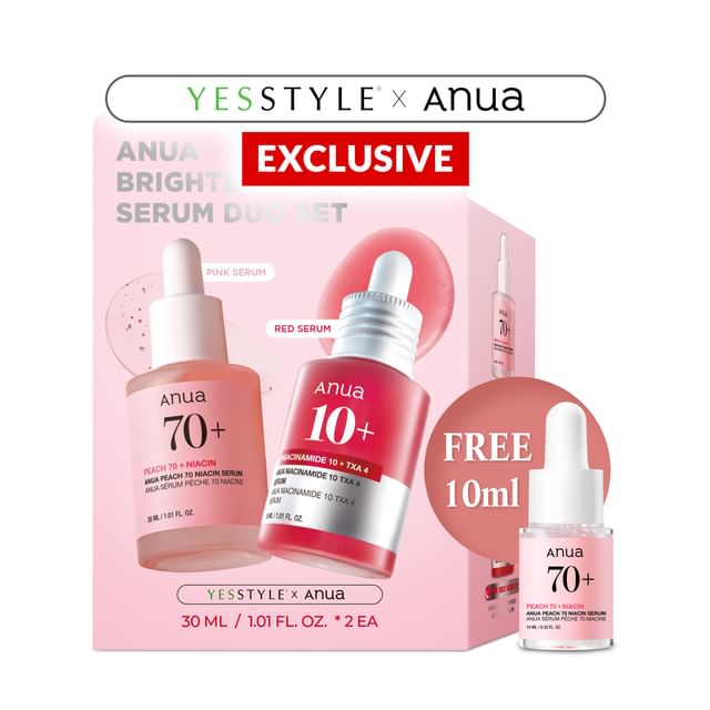 Anua - Exclusivo en YesStyle Set de Sérum Brightening Boost Duo | YesStyle