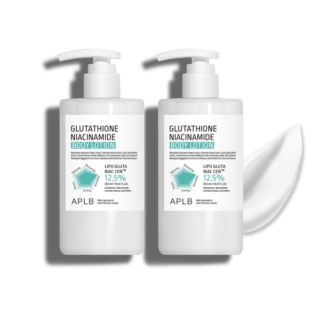 APLB - Glutathione Niacinamide Body Lotion Bundle Set - Duo lait corps ...