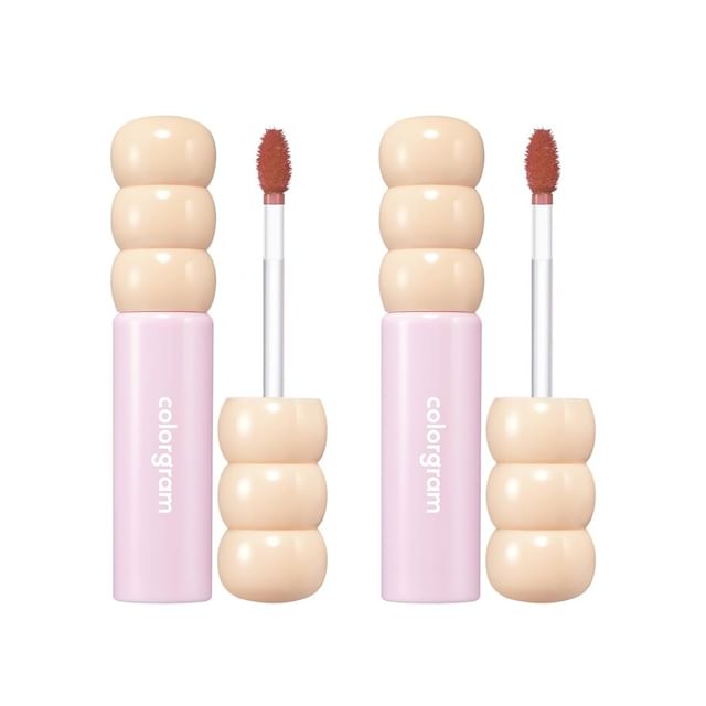 colorgram - Combo de Tinta Labial Fruity Glass Tint #05 Sweet Persimmon ...