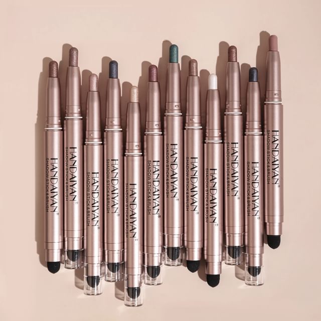 HANDAIYAN - Dual-Ended Pearlescent Eyeshadow Stick - 12 Colors | YesStyle