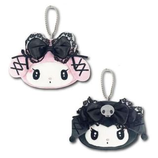 HATAKEYAMA - Sanrio My Melody / Kuromi Mini Face Pouch (Merokuro Series ...