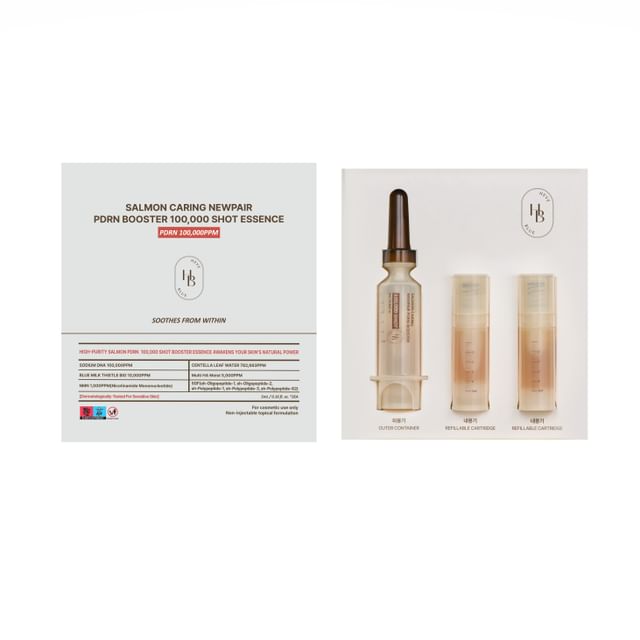 HEVEBLUE - Salmon Caring Newpair PDRN Booster 100,000 Shot Essence 2 ...