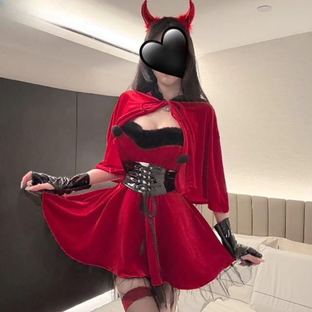 Hotty - Devil Lingerie Costume Set | YesStyle