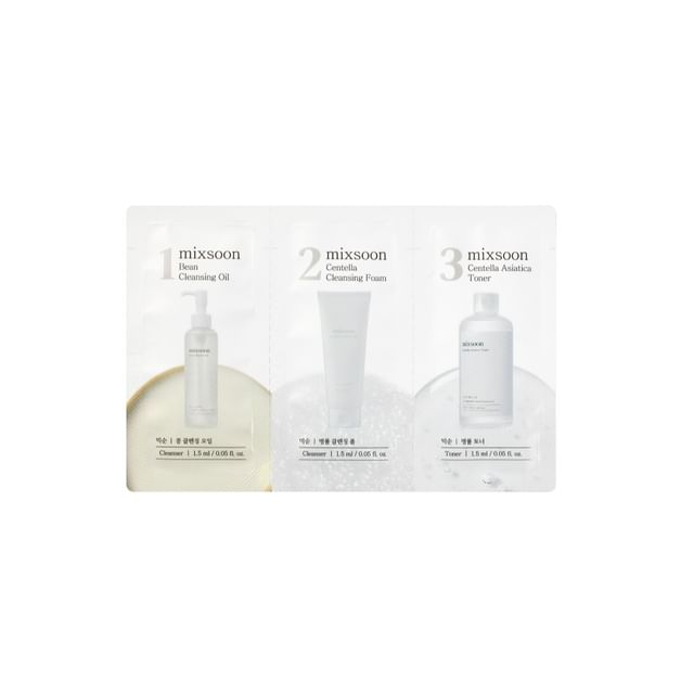 mixsoon - Set de Prueba 9-Step Skincare Sachet Step 1-3 | YesStyle