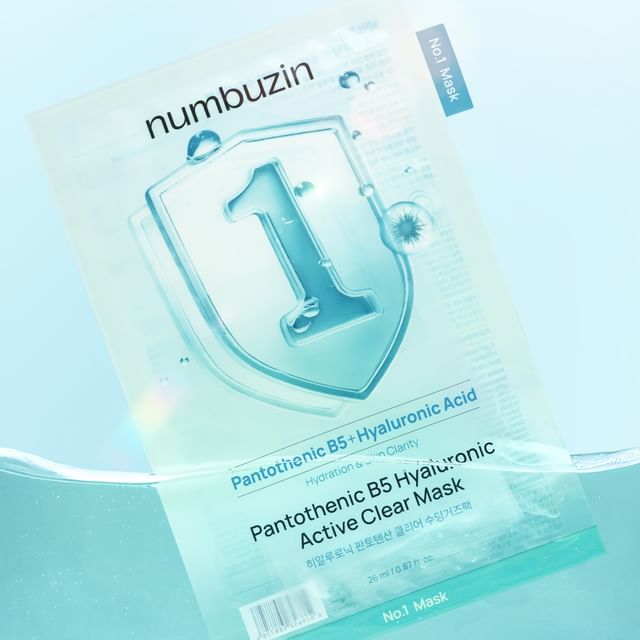 numbuzin - No.1 Pantothenic B5 Hyaluronic Active Clear Mask 1 sheet ...