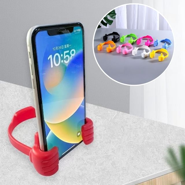 Phone in the Shell - Thumbs Up Plastic Desktop Phone Stand | YesStyle