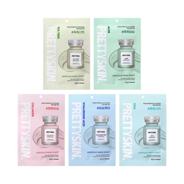 Pretty skin - Ampoule Mask Sheet - 5 Types | YesStyle