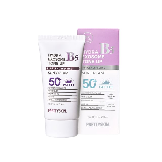 Pretty skin - Hydra B5 Exosome Tone Up Purple Correcting Sun Cream ...