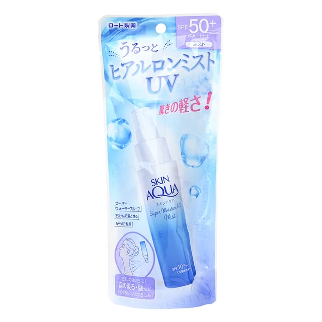 Rohto Mentholatum - Skin Aqua Super Moisture UV Mist SPF 50+ PA ...