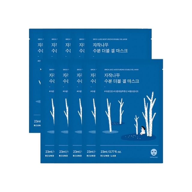 ROUND LAB - Birch Juice Moisturizing Double Gel Mask Set | YesStyle