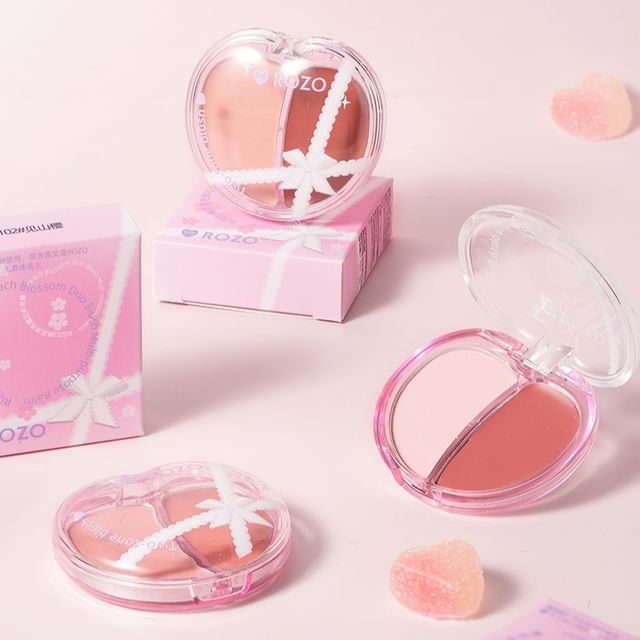 ROZO - Two-Tone Multi-Use Cream Blush - 3 Types | YesStyle