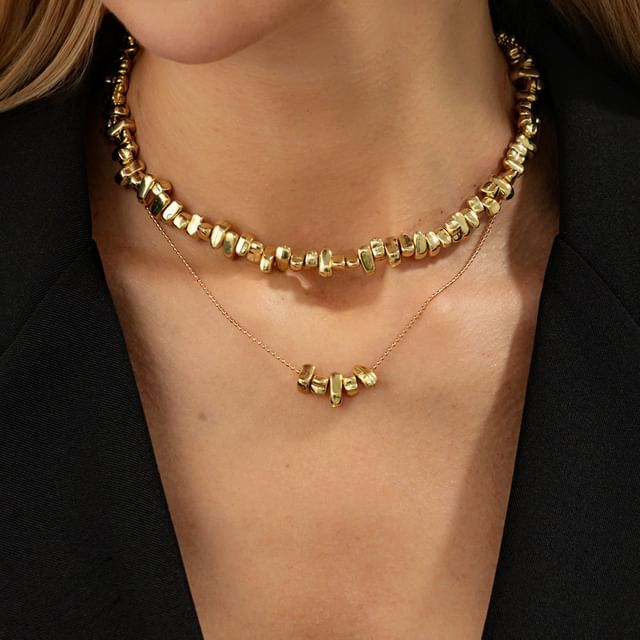 Seirios - Bead Layered Alloy Choker | YesStyle