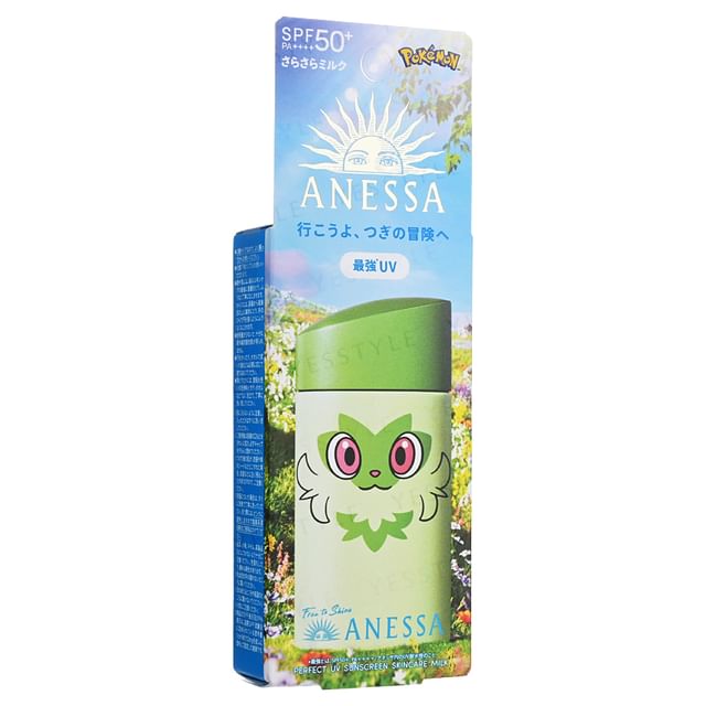 Shiseido - Pokemon Sprigatito Anessa Perfect UV Sunscreen Skincare Milk ...