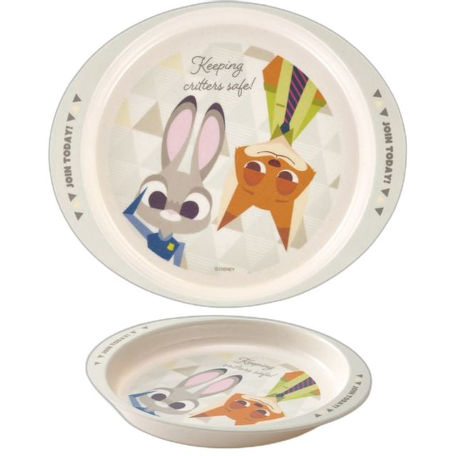 Skater - Disney Zootopia Bamboo Melamine Lunch Plate | YesStyle