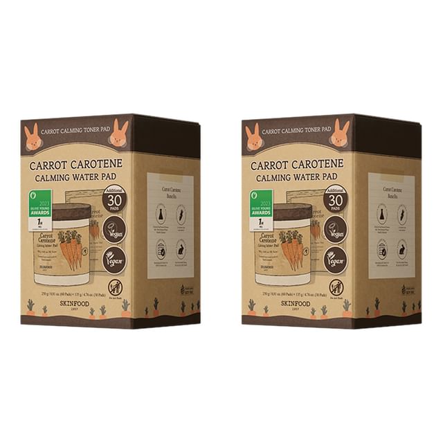 SKINFOOD - Carrot Carotene Calming Water Pad Special Plus Bundle Set ...