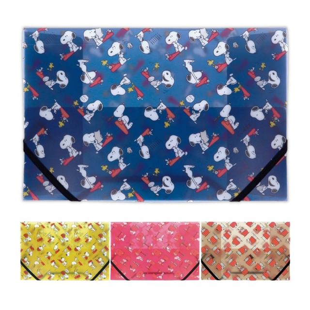 SNOOPY - PEANUTS SNOOPY Clear File Folder | YesStyle