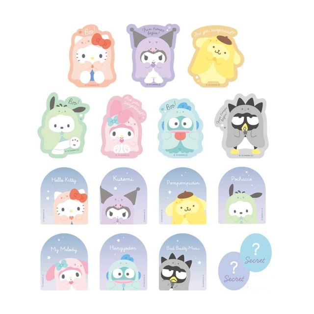 T'S Factory - Sanrio Obake Gokko (Ghost) Clear Sticker Blind Box (16 ...